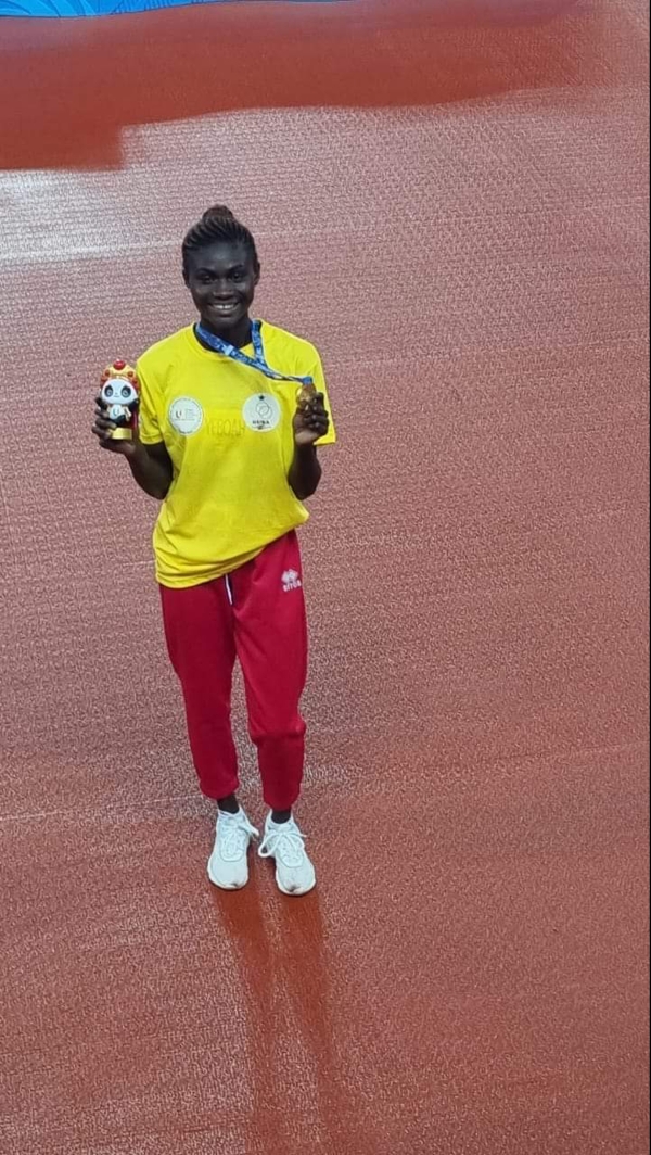 FISU Games: UCC's Rose Amoanimaa Yeboah wins gold for Ghana, breaks ...