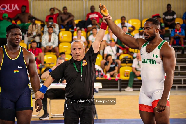 Africa Games: Ghanaian Wrestler Issah Fuseini beaten by Nigerian ...