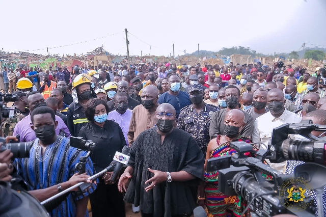 Appiatse explosion: Bawumia gives GHS200K to survivors | General News