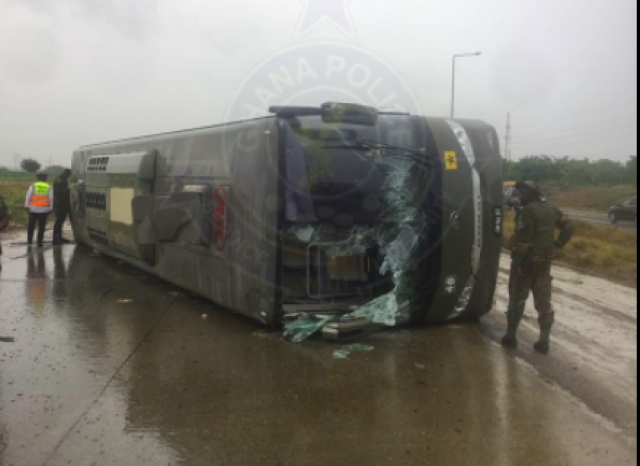 Accident: Military bus carrying military personnel rolls over on N1 ...