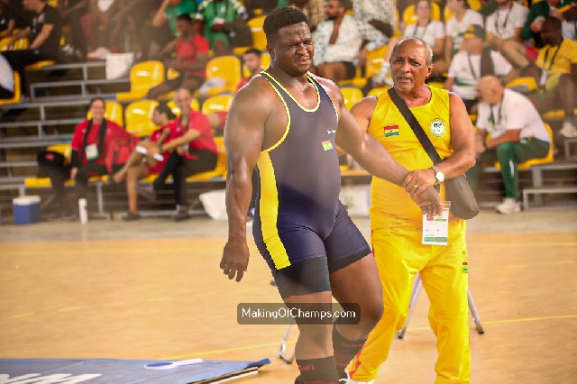 Africa Games: Ghanaian Wrestler Issah Fuseini beaten by Nigerian ...