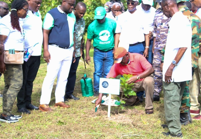 A/R: Otumfuo plants third commemorative tree as 2023 Green Ghana Day ...