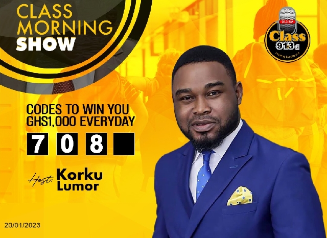 Win GHS1k on Class Morning Show, classfmonline.com every day | General News