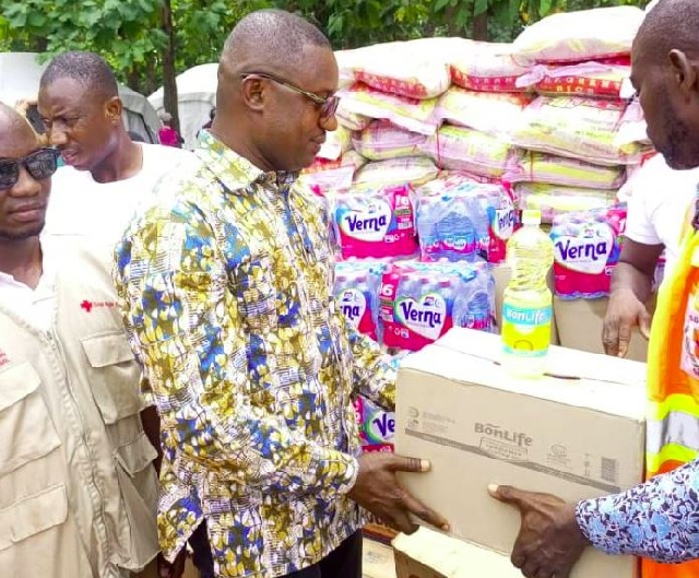 John Jinapor extends relief to Buipe flood victims on behalf of Mahama ...
